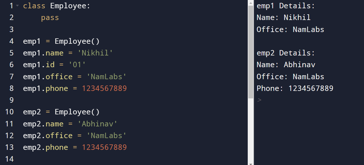 Object Oriented Programming in Python