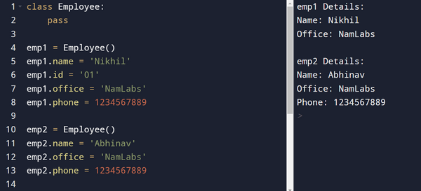 Object Oriented Programming in Python